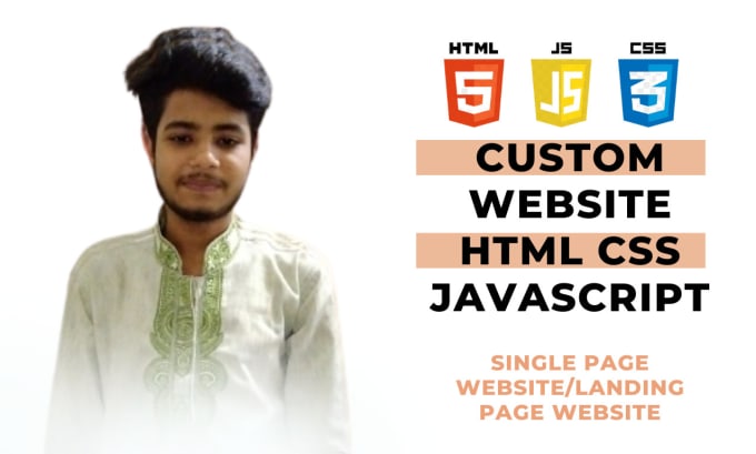 Develop Html Css Javascript Single Page Website Design By Ismailratul7 Fiverr
