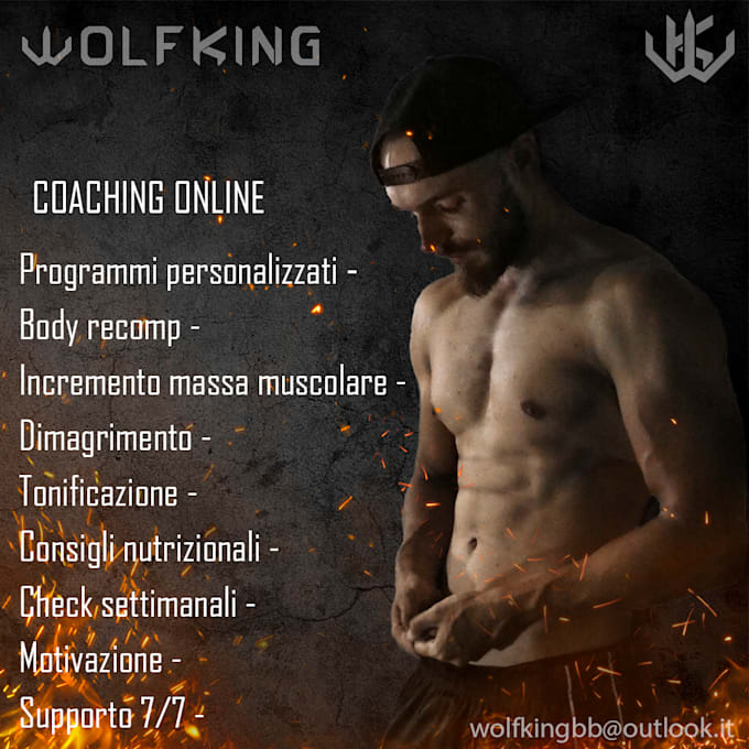 Programmi personalizzati palestra e consigli alimentari by Wolfking_pt | Fiverr