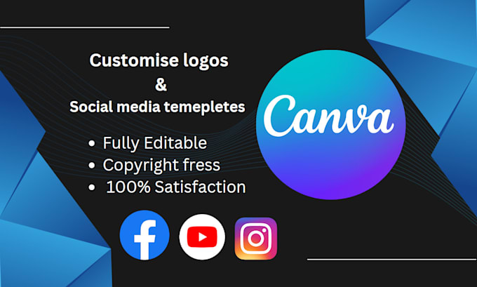 Customized social media post and logo by Dillawaze | Fiverr