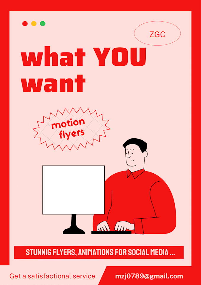Create an awesome animation motion flyer poster for an event or product ...