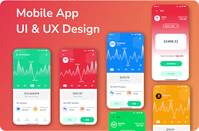 Create app user interface design for android and ios by Luqman644 | Fiverr
