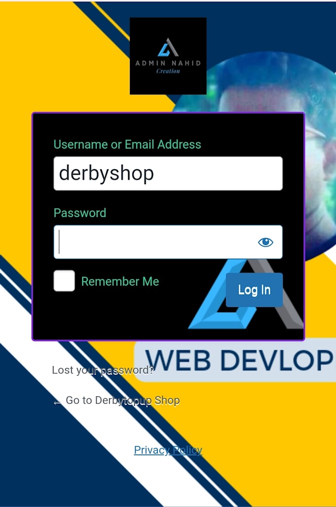 Design your word press login page look like owsam by Classicnahid | Fiverr