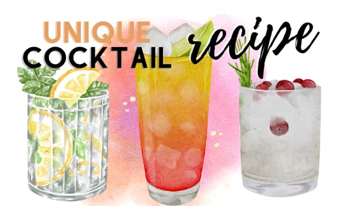 Create a unique cocktail recipe by Francosalzillo | Fiverr