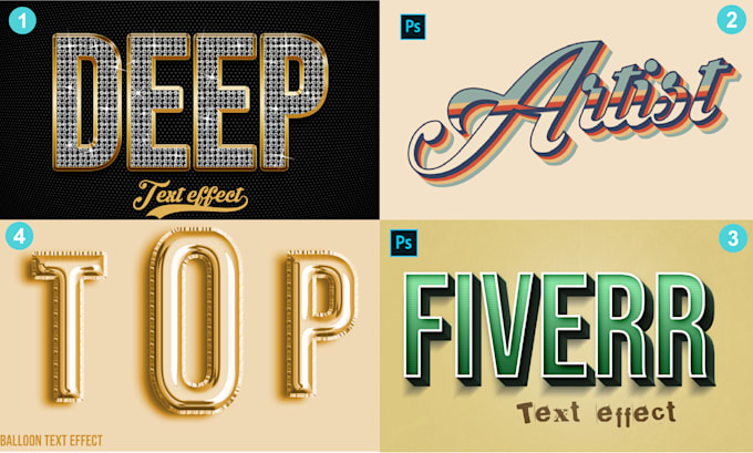 Design custom lettering, word art, 3d text effects by Logogenius10 | Fiverr