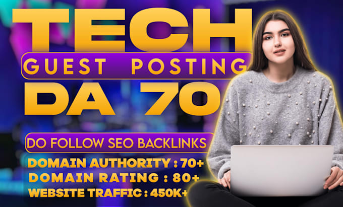 Publish high da tech guest post with dofollow backlinks by Alishy ...