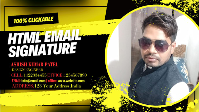 Make email signature html, clickable html email signature by Manjitkour ... Make email signature html, clickable html email signature by Manjitkour ...