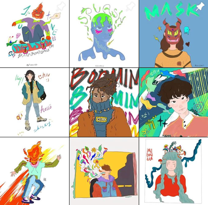 Do a pop art character illustration by Karsekarr | Fiverr