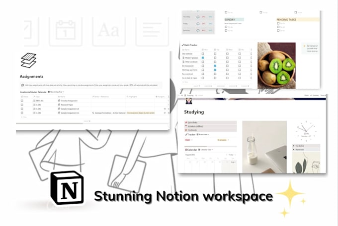 Build out the best notion page, workspace or database by Linhngc389 | Fiverr