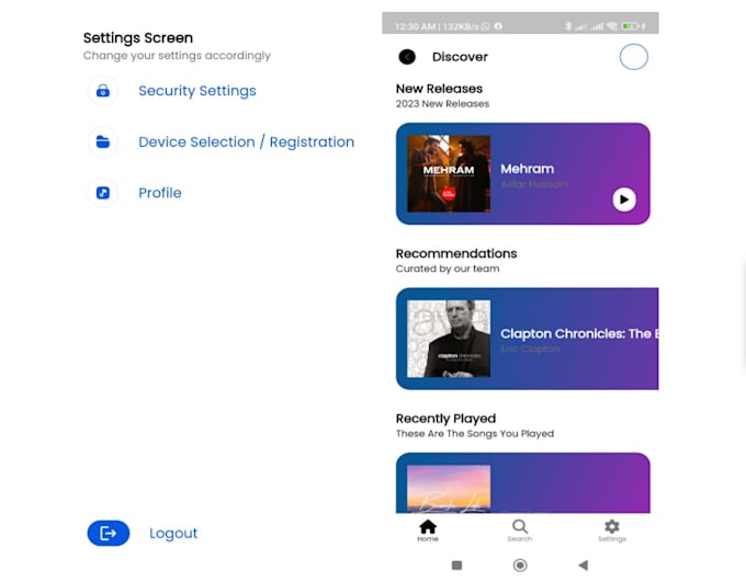 A responsive flutter application with splash and icon by Abdullah5769 ...