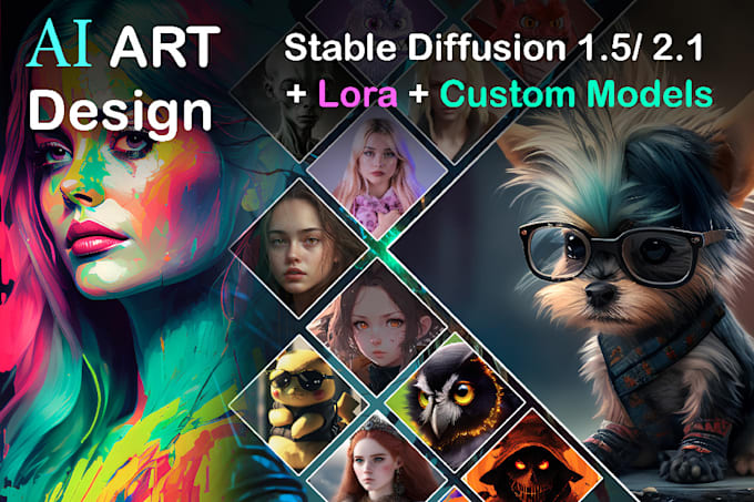 Create stunning ai generated nsfw art and avatars using stable diffusion by Aura_creation | Fiverr