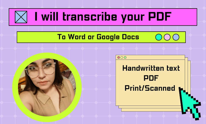 Transcribe your scanned or handwritten text into a digital doc by Monicaeruvalcab | Fiverr