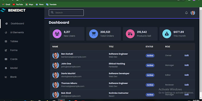 Build a nodejs app for your business by Benrishman | Fiverr