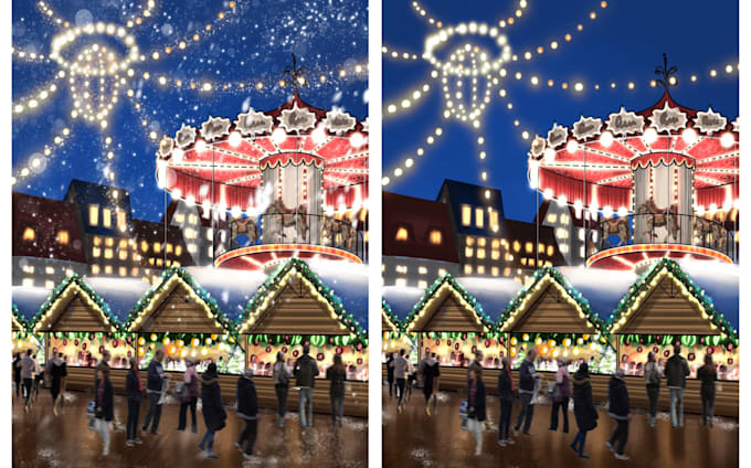 Create an incredible event illustration for you by Annamaliei | Fiverr