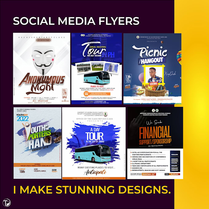 Create stunning publicity and advert flyers by Kelechichinonso | Fiverr