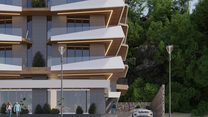 3d model your architecture project by Isaderka | Fiverr