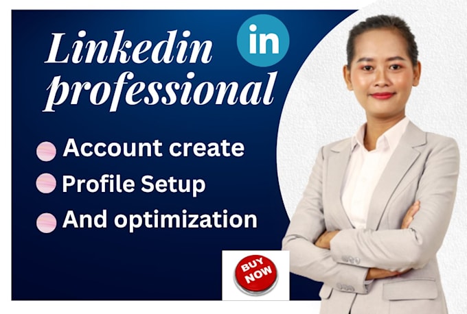 Manage your professional linkedin account by Khadizatahia | Fiverr