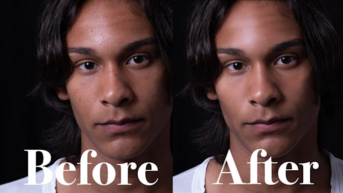 Retouch, dodge and burn your portrait photography by Arahinbg | Fiverr