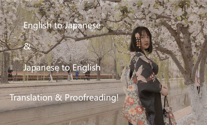 Manually translate english to japanese and vice versa by Renadylux | Fiverr