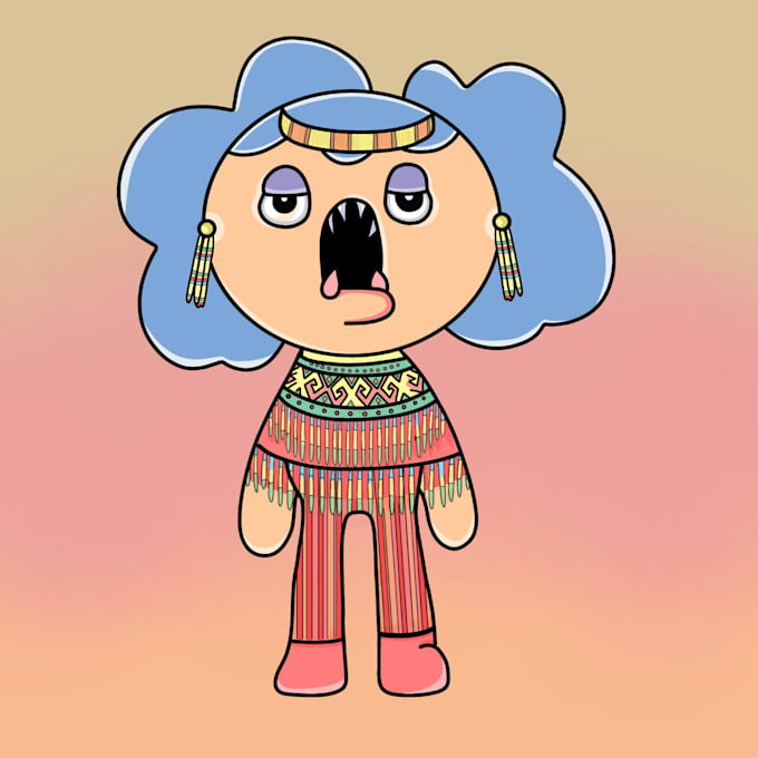 Draw cute character illustration by Marianiart | Fiverr Draw cute character illustration by Marianiart | Fiverr