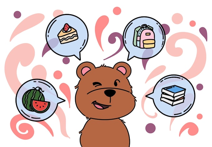 Be making cute elements as your request by Nangeye | Fiverr