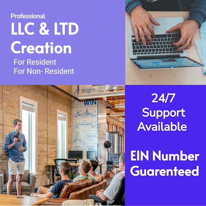 Create ltd and llc with ein number