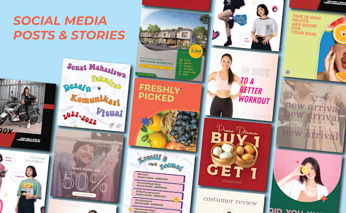 Design social media posts and stories by Marchmeetmars | Fiverr
