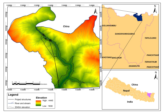 Prepare a high quality study area map by Harishdangi27 | Fiverr