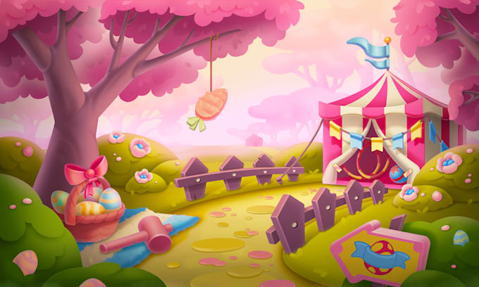 Create background for your game by Katemura | Fiverr