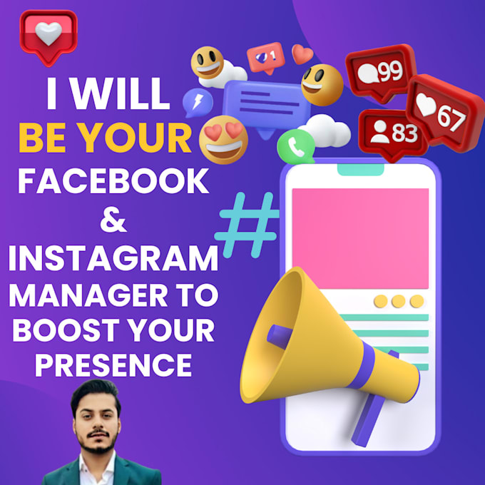 Be your facebook and instagram manager to boost your social media ...