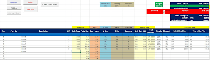Create excel functions for data processing and analytics by ...