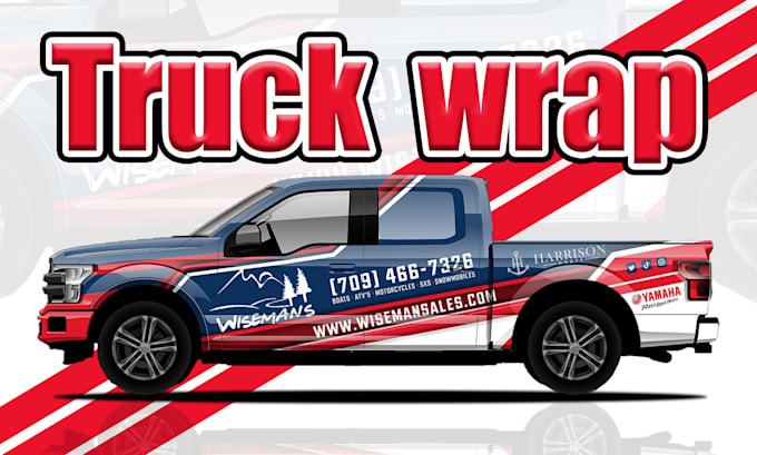 Design creative wrap professional graphic vehicle wrap and pickups by ...
