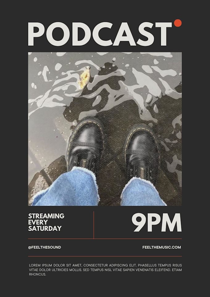 Do something like this poster flyers by Angelicamari3 | Fiverr