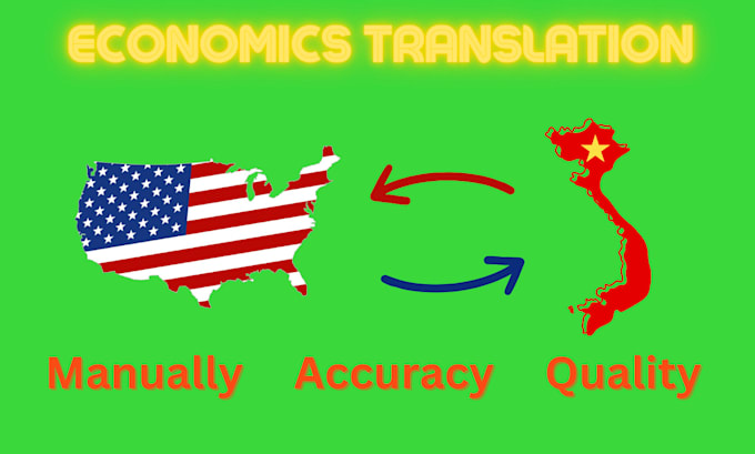Manually translate economic document from english to vietnamese and ...