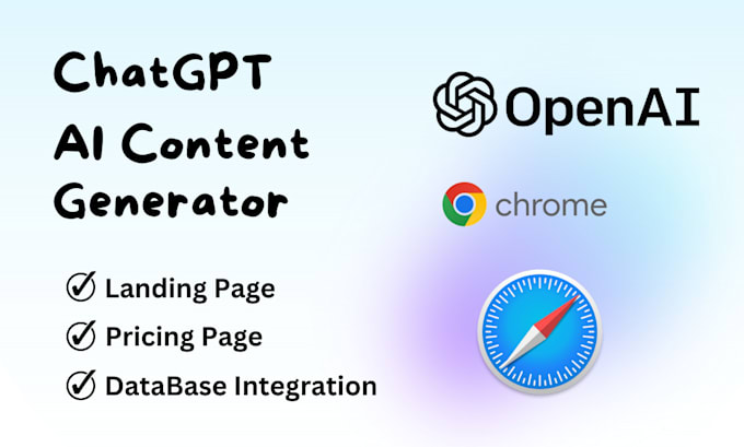 Create your own ai blog writing tool using gpt by Furycreations | Fiverr