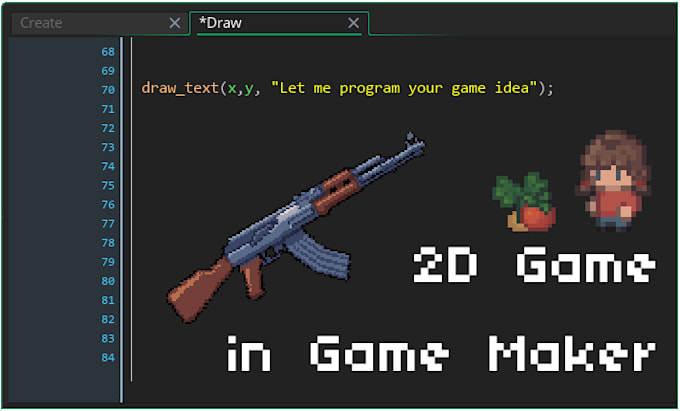 Create a simple 2d game for you in game maker studio 2 by Matuszewski7 ...