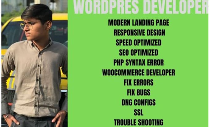 Create user friendly responsive wordpress site with modern theme