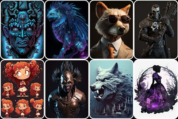 Create digital art using midjourney ai tool by Ionelmatees99 | Fiverr