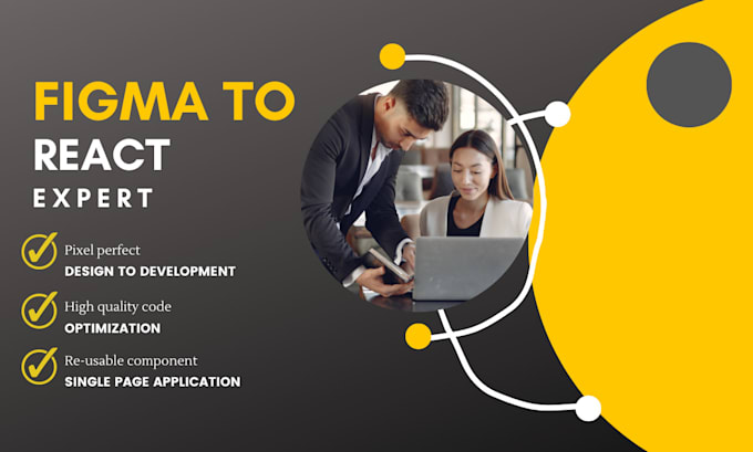 Convert figma designs to react with high quality code by Rmrokon | Fiverr