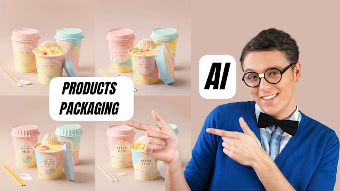 Create ai packaging mockup for your products by Uhoodbh | Fiverr