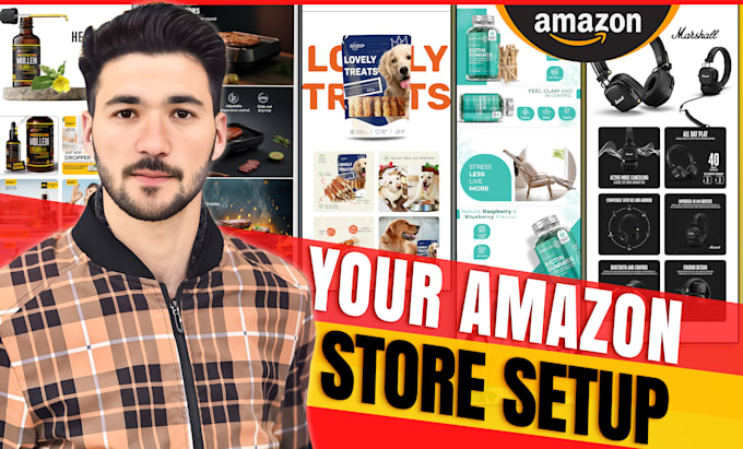 Create amazon storefront setup, design amazon expert brand store by ...