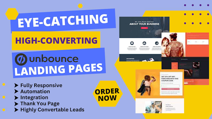 Create high converting unbounce landing page by Ehsan243 | Fiverr