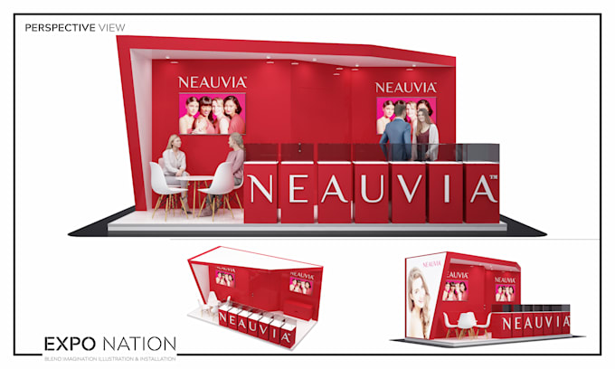 Design unique exhibition booth by Exponation | Fiverr