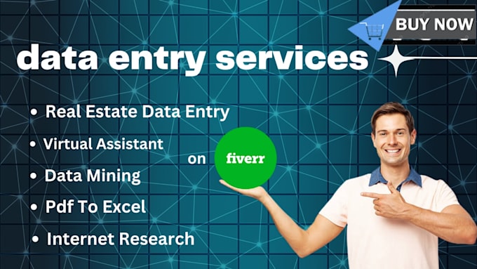 Be ,web research virtual assistant, scraping, ,data entry by Sareer_khan | Fiverr