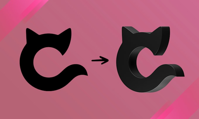 Animate your logo in 3d loop in studio quality by Catty3d | Fiverr