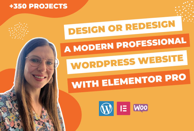 Design a modern and elegant wordpress website with elementor by ...