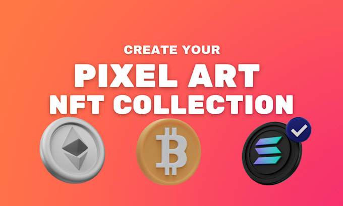 Create a pixel art nft collection by Requiemdesign | Fiverr