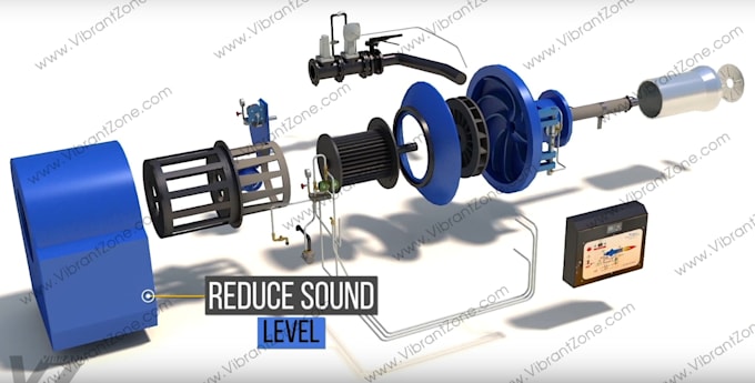 Create 3d mechanical animation by Vibrantzone | Fiverr