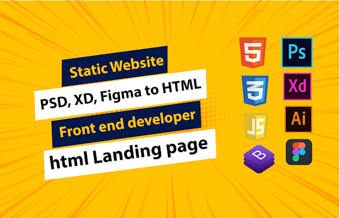 Front end developer, designer and do front end development by Softrange | Fiverr