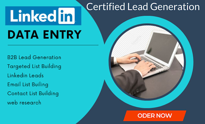 Do linkdin research data entry and b2b lead generation by ...
