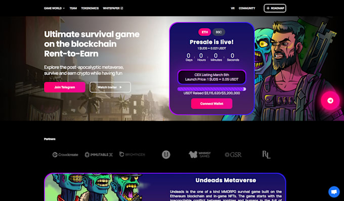 Build presale, ico, ido, launchpad like pinksale on any evm and cosmos ...